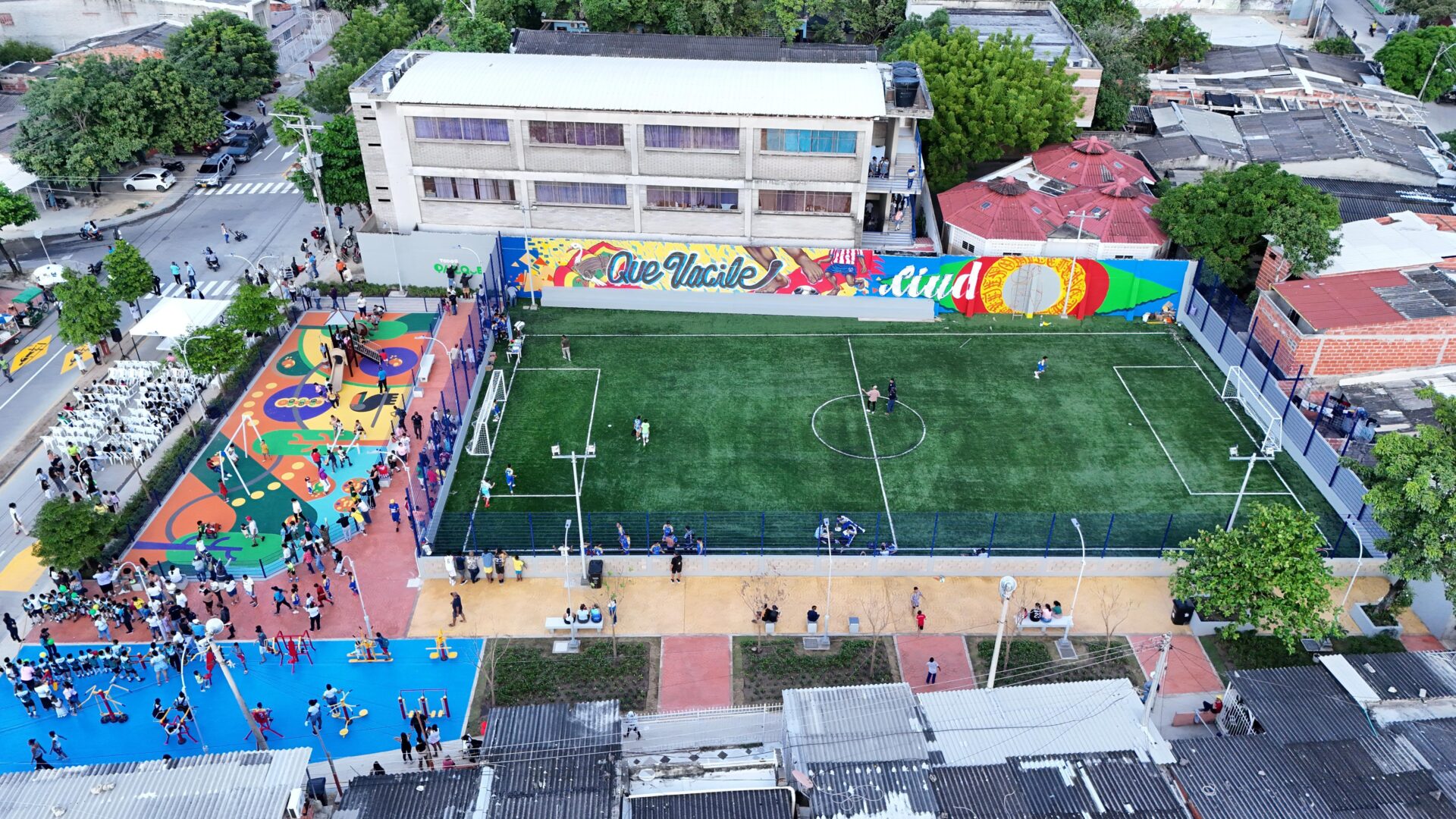 Ciudad Modesto estrena parque: alcalde Char entrega 2.031 metros ...